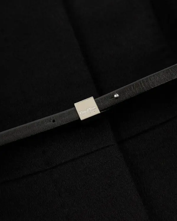 Max Mara Belted Coat - Black