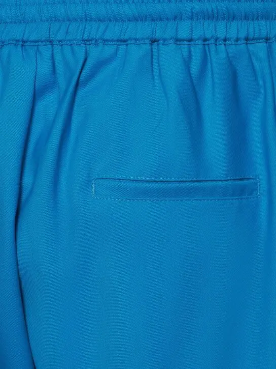 BONSAI Wool Track Shorts - Blue
