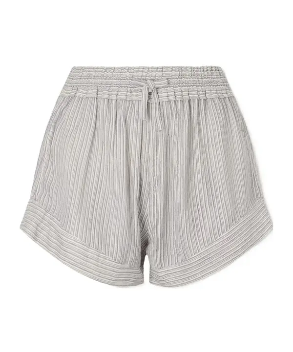 Isabel Marant Étoile Thaliany Striped Elasticated Waist Shorts