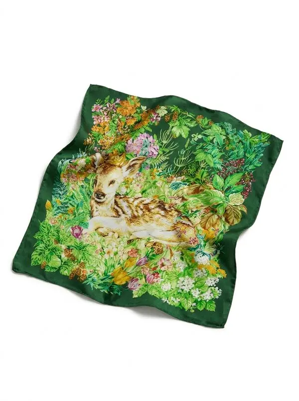 Gucci Giardino Di Seta' Printed Silk Carr - Multi-color