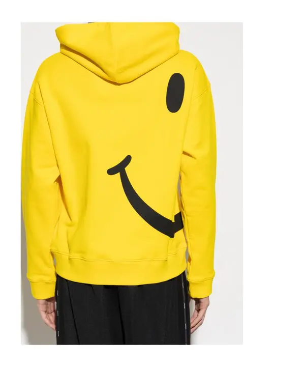 Moschino Long-sleeved Hooded Sweatshirt - Yellow