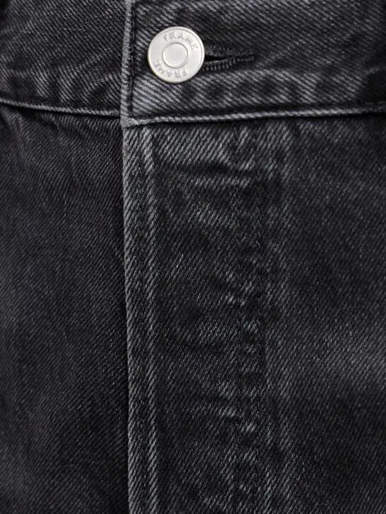 FRAME Relaxed Cotton Denim Jeans - Black