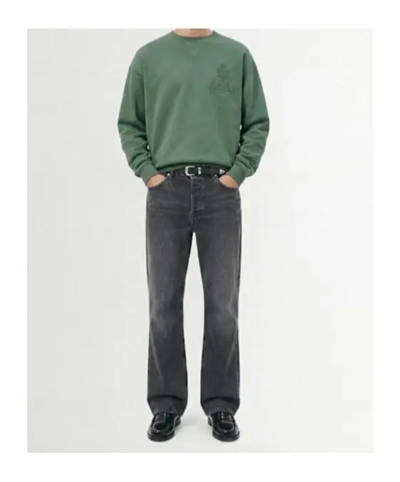 FRAME Relaxed Cotton Denim Jeans - Black