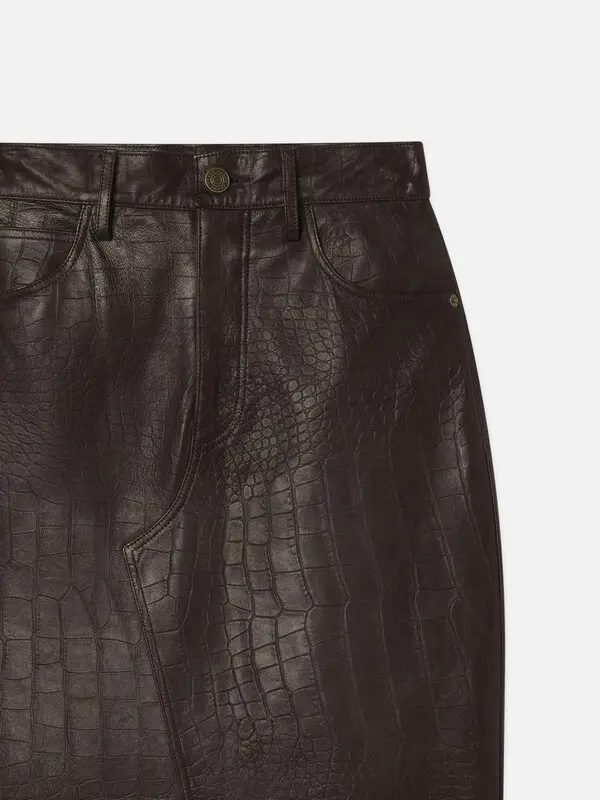 FRAME Belt Loop Skirt