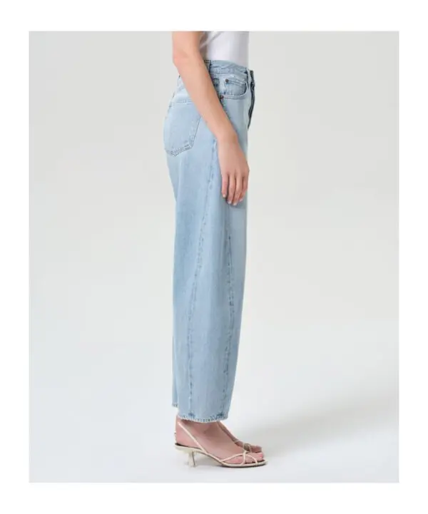 AGOLDE Luna High Rise Pieced Taper Jeans - Blue
