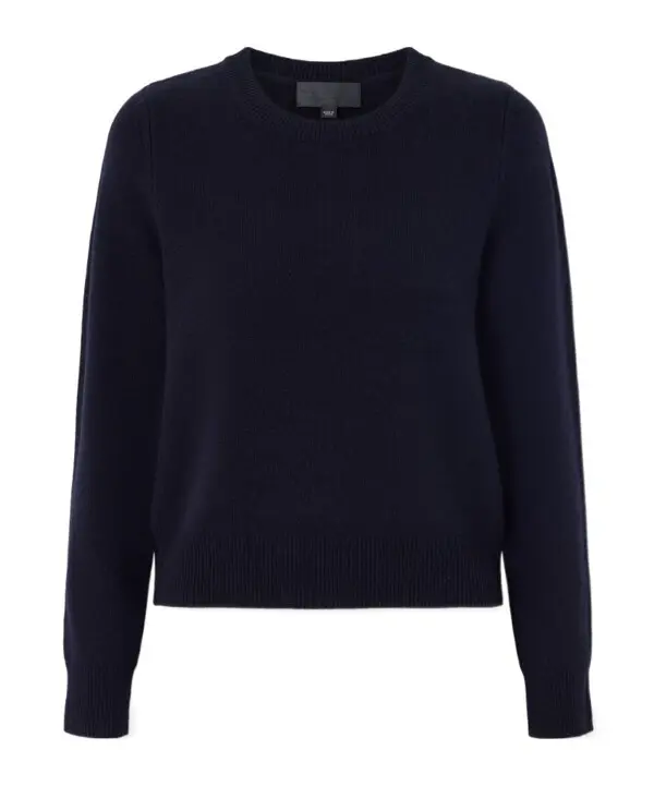 NILI LOTAN Crew Neck Sweater - Navy