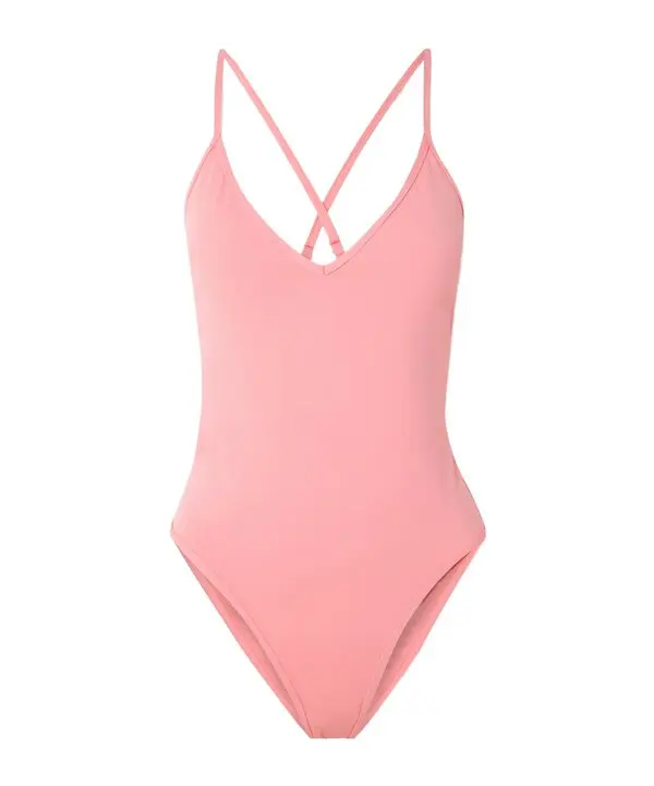 Staud Skya One Piece Swimsuit - Pale Pink
