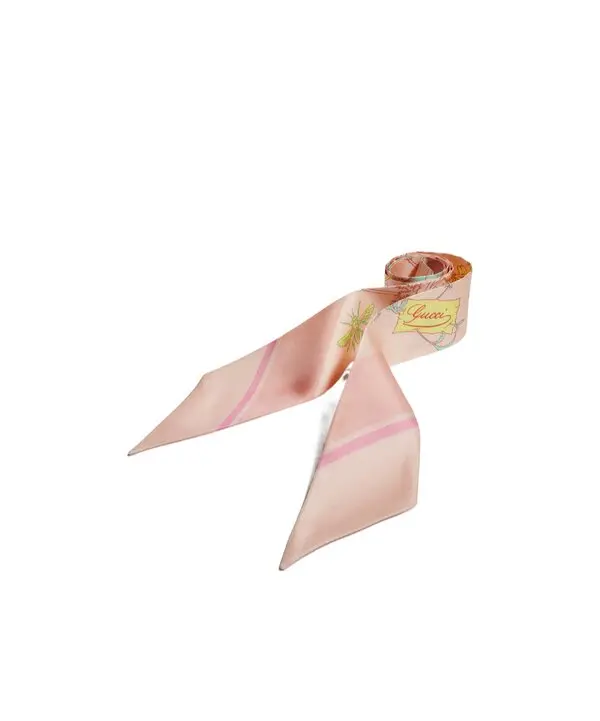 Gucci Printed Silk Twill Ribbon - Multi-color