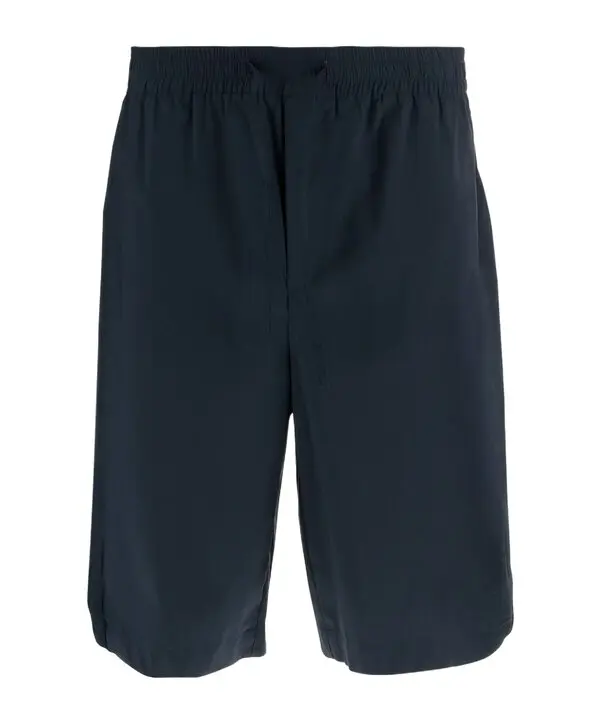 DARKPARK Drawstring Wide-leg Shorts - Blue