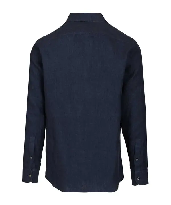 Zegna Linen Patch Pocket Shirt