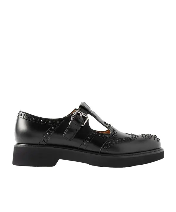Church's Odette Studded Leather Mary Jane Brogues