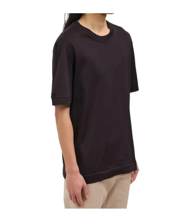 PAOLO PECORA Short-sleeved T-shirt - Black