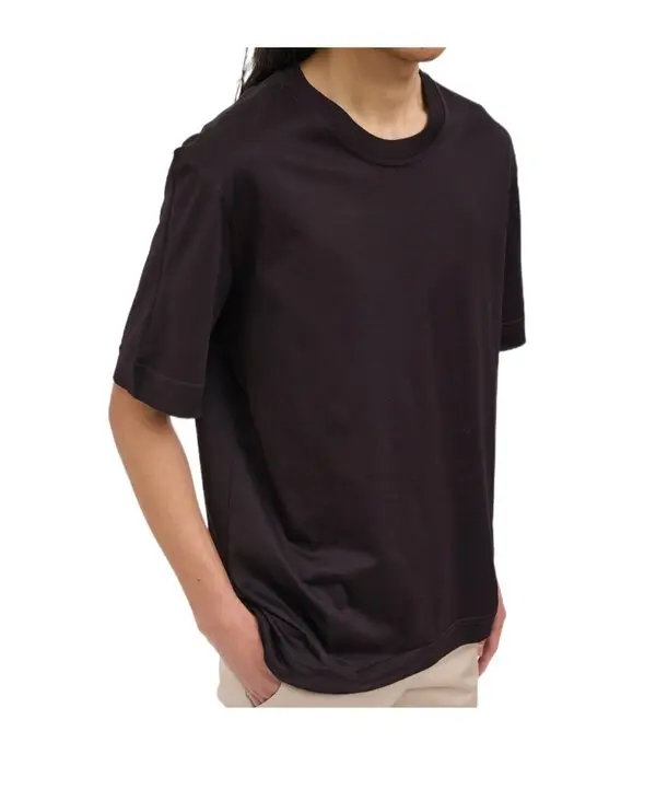 PAOLO PECORA Short-sleeved T-shirt - Black