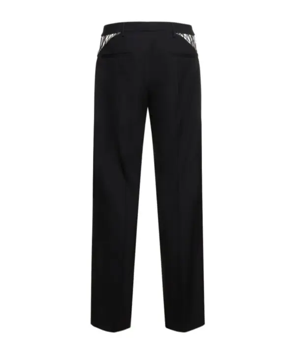 DION LEE Embroidered Wool Casual Pants