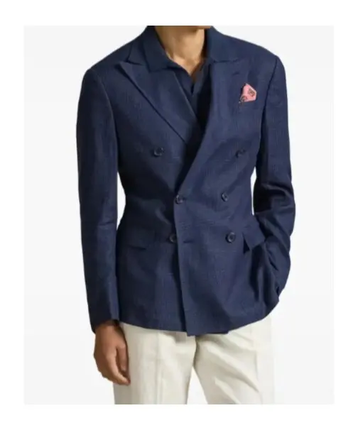 Polo Ralph Lauren Glen Plaid Double-breasted Blazer