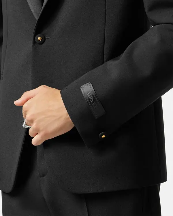 Versace Duchesse Single-breasted Tailored Blazer