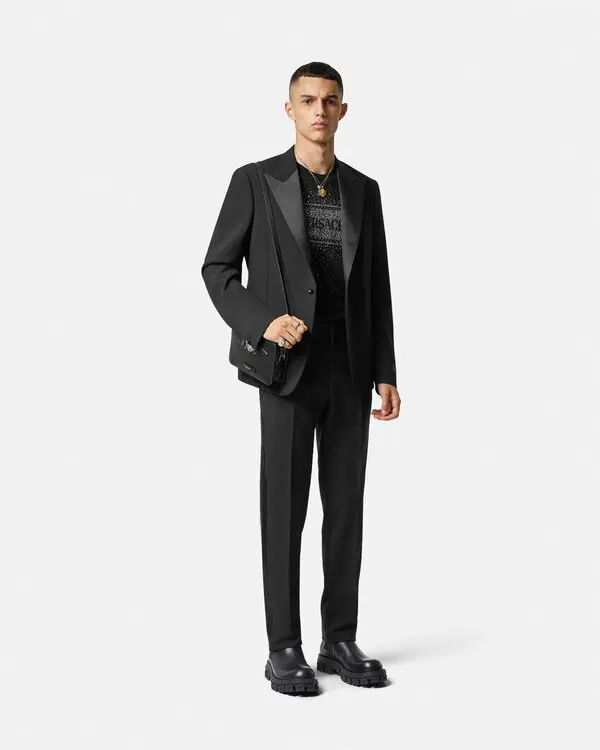 Versace Duchesse Single-breasted Tailored Blazer