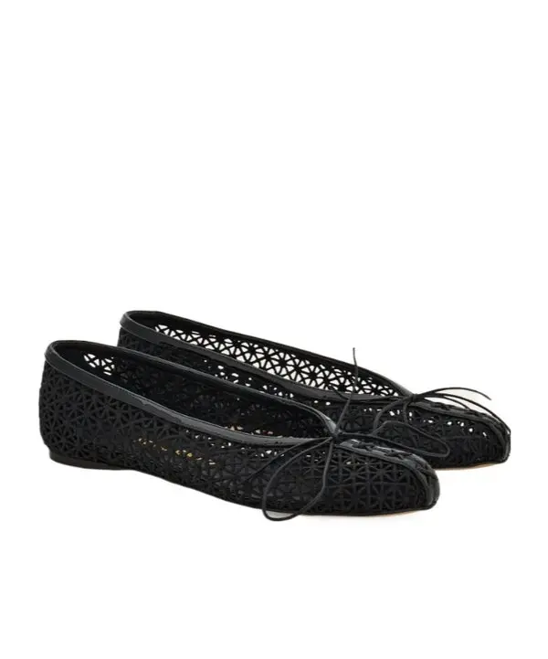 FERRAGAMO Lace Ballet Flats