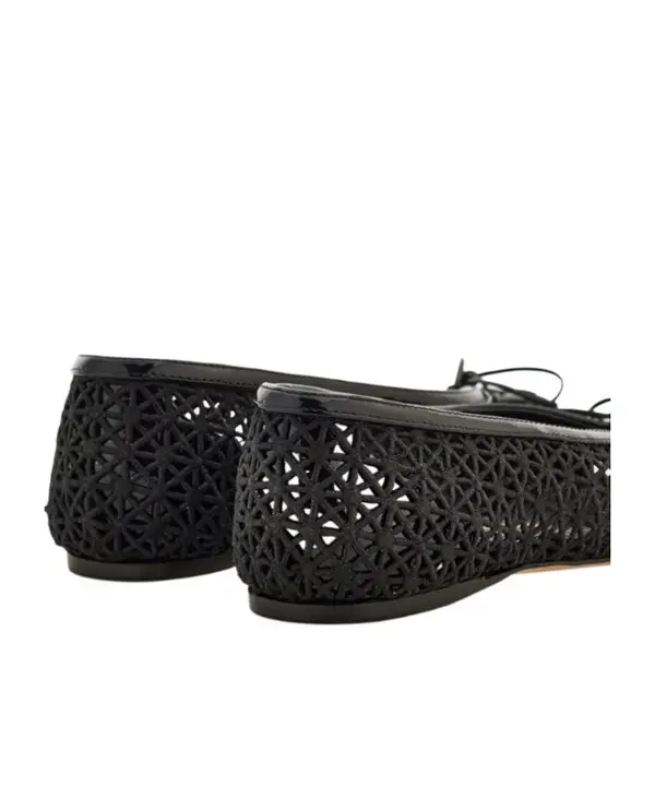FERRAGAMO Lace Ballet Flats