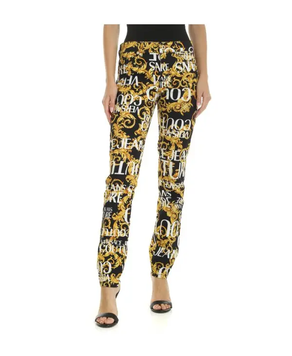 Versace Printed Casual Pants - Multicolor