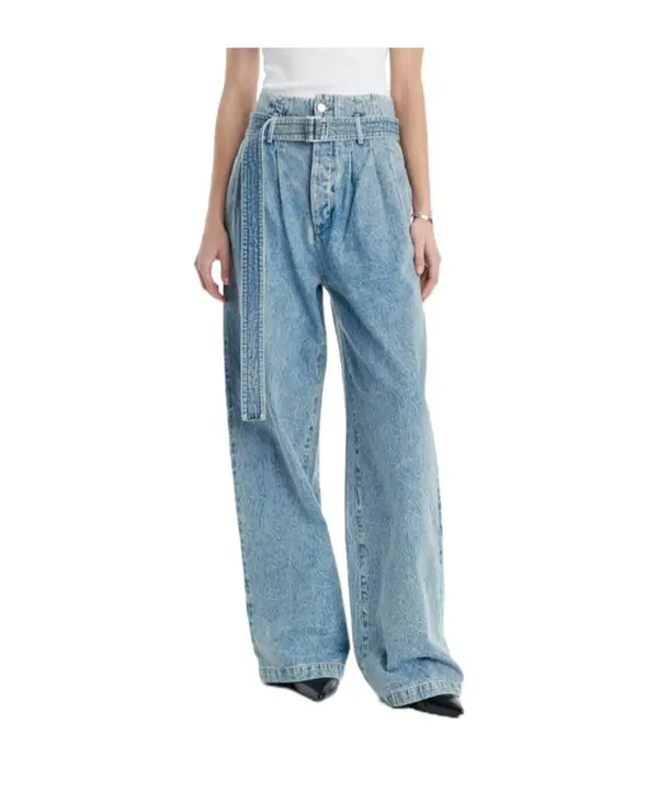 AGOLDE X Maria Mcmanus Corset Wide Leg Jeans