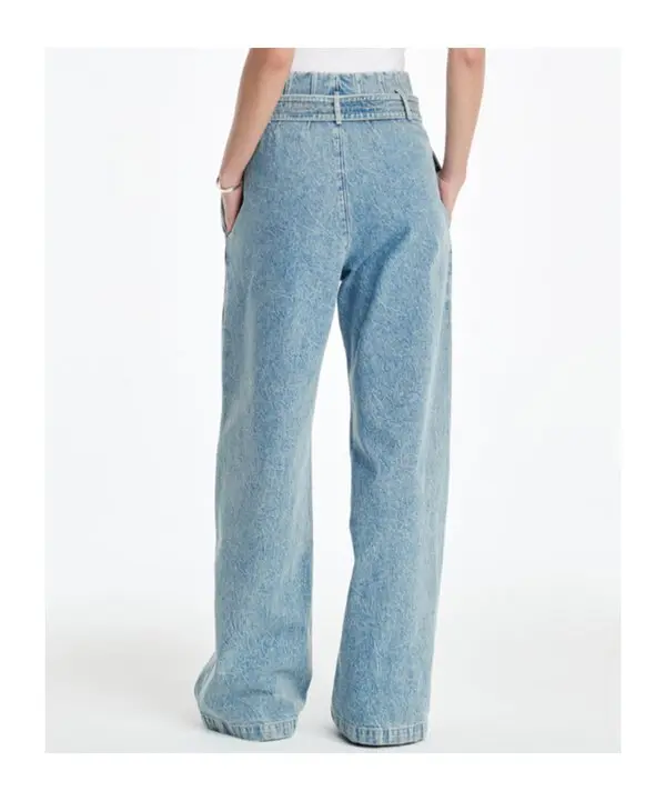 AGOLDE X Maria Mcmanus Corset Wide Leg Jeans