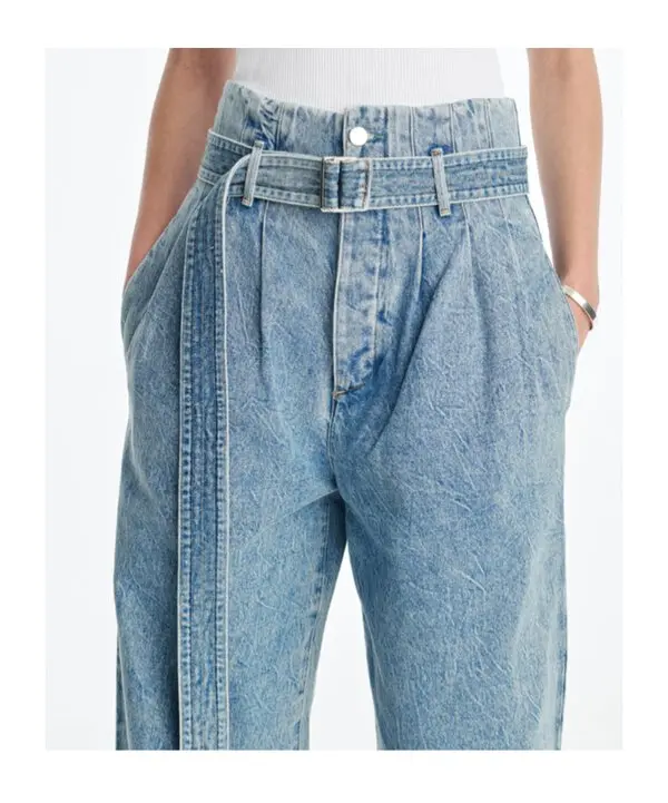 AGOLDE X Maria Mcmanus Corset Wide Leg Jeans