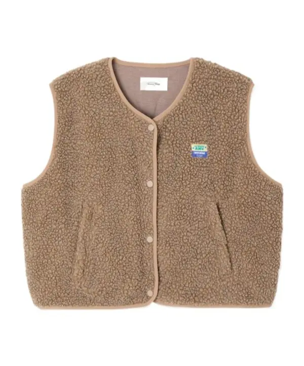 American Vintage Logo Vest - Nutmeg