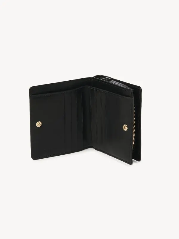 Chloé Sense Compact Bi-fold Wallet - Black