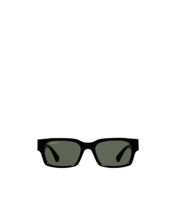Gucci Rectangle Frame Sunglasses - Bright Black