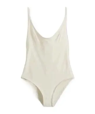TOTEME Sea Tie-back Swimsuit - White
