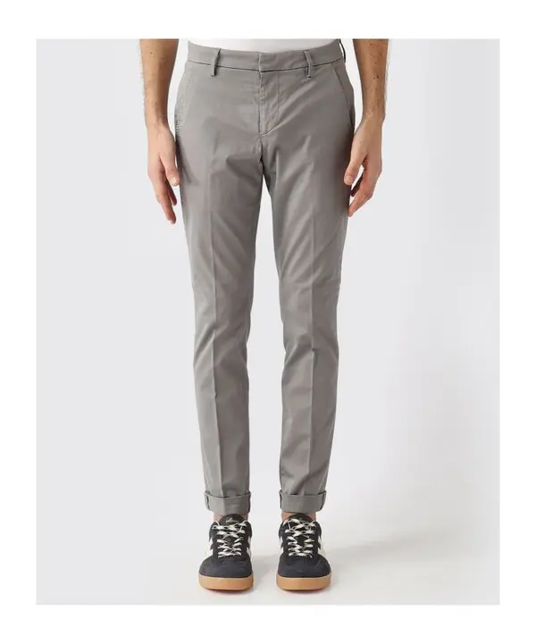 DONDUP Slim Fit Chino Pants - Gray
