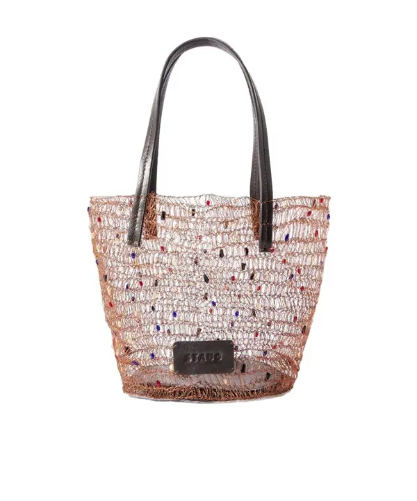 Staud Decorative Crochet Bucket Bag - Multicolor