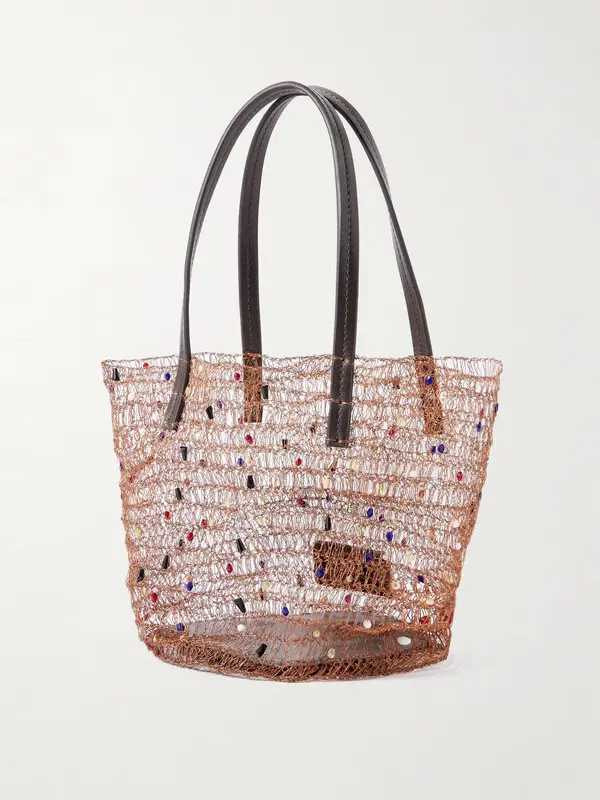 Staud Decorative Crochet Bucket Bag