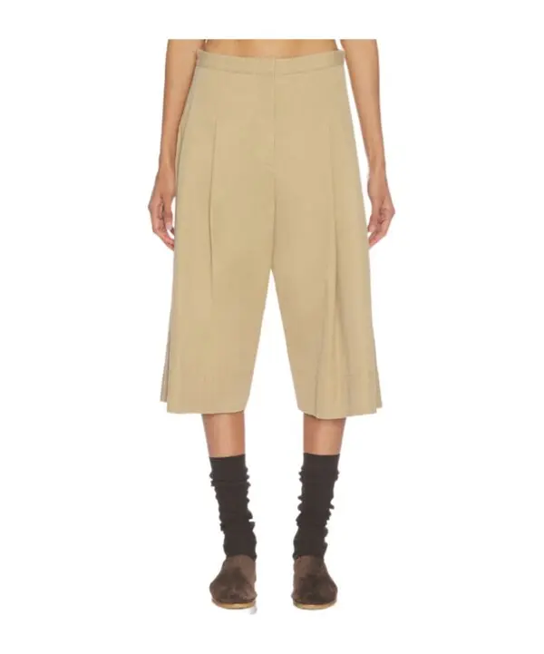 THE ROW Pleated Wide-leg Culottes