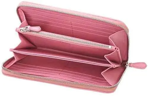 Prada Logo Details Wallet