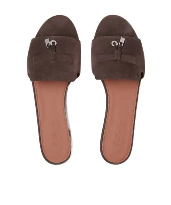 Loro Piana Summer Charms Flat Sandals - Pecora Nera