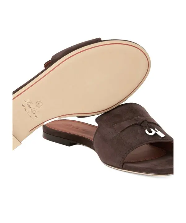 Loro Piana Summer Charms Flat Sandals - Pecora Nera