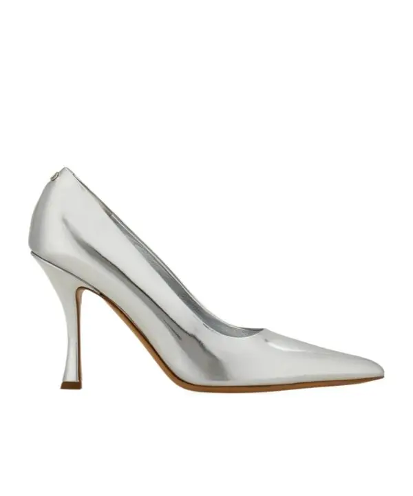FERRAGAMO Metallic Stiletto Pump Shoes