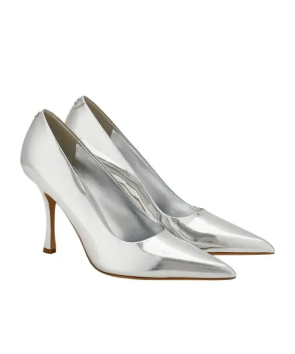 FERRAGAMO Metallic Stiletto Pump Shoes