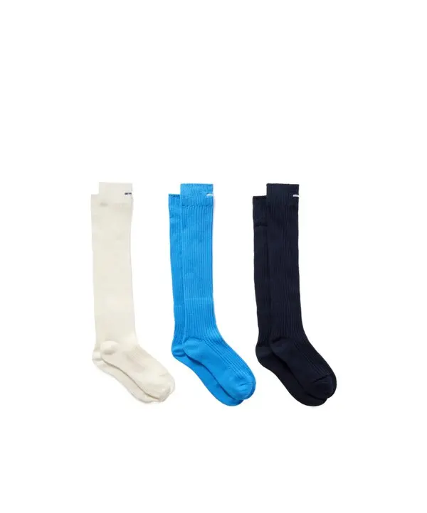SHUSHU/TONG Pack Of Three Embroidered Knee-high Socks - Black