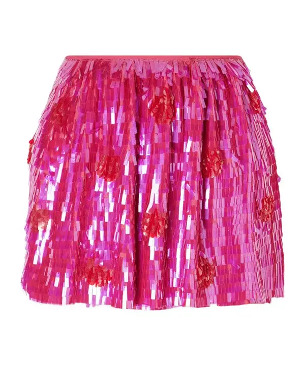 Dries Van Noten Sequin Mini Skirt