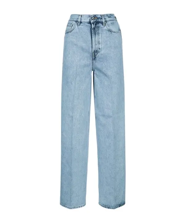 TOTEME High-rise Wide-leg Jeans - Blue