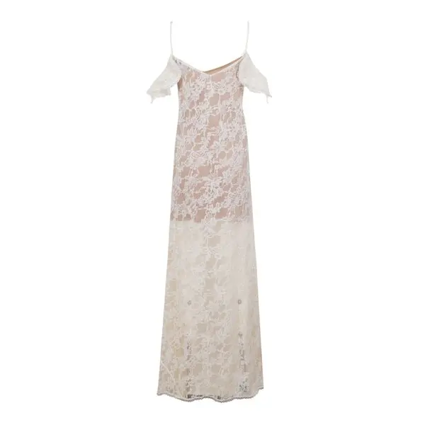 SELF-PORTRAIT Floral Lace Maxi Dress