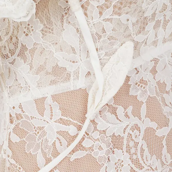 SELF-PORTRAIT Floral Lace Maxi Dress