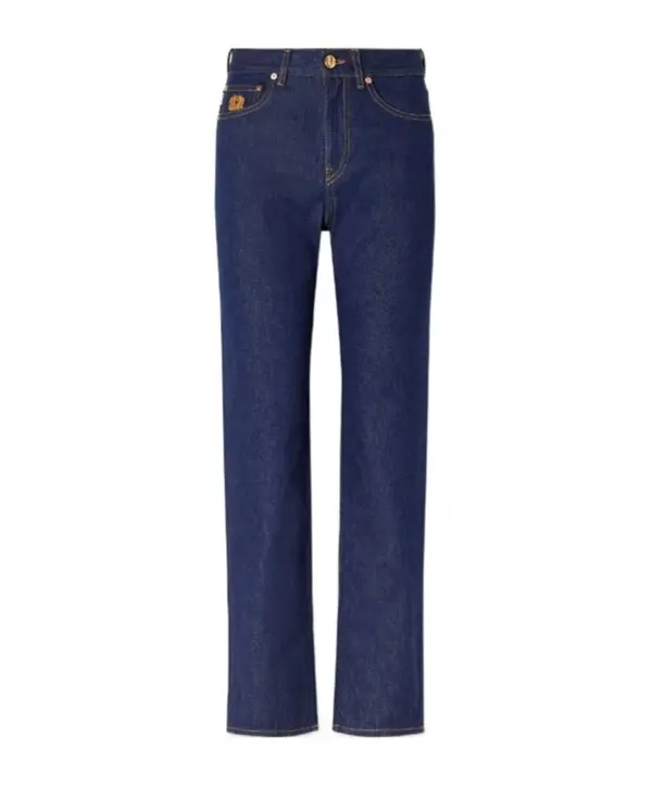 BLAZÉ MILANO Mid-rise Straight-leg Jeans - Blue