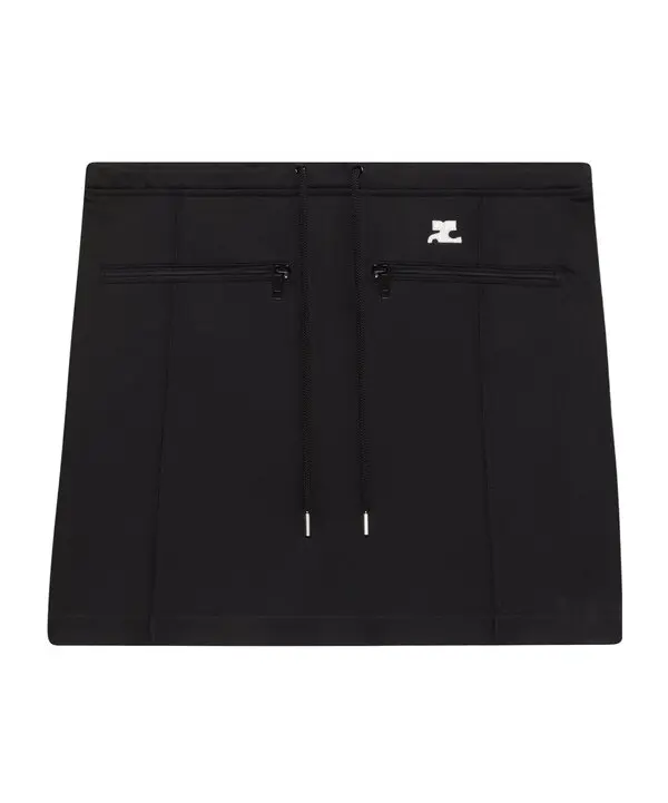 COURREGES Courrèges Drawstring Mini Skirt