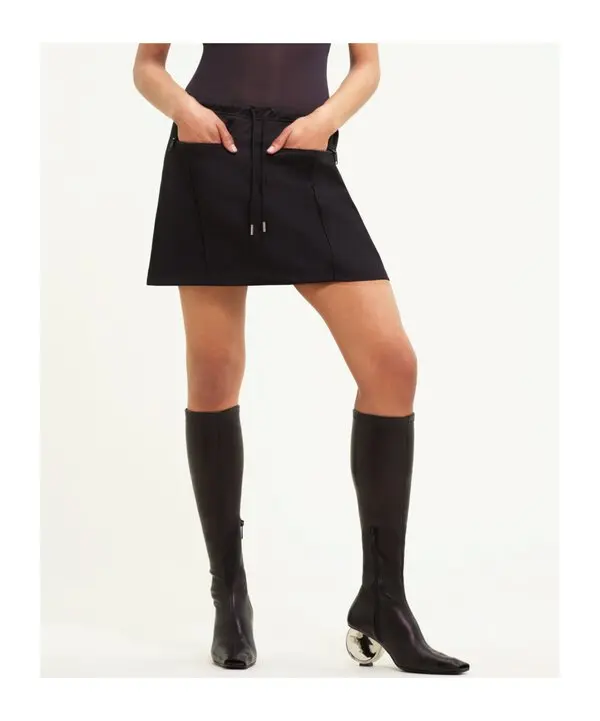 COURREGES Courrèges Drawstring Mini Skirt