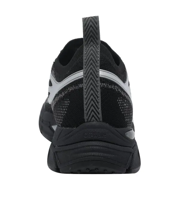 Off-White Be Right Back" Knit Low-top Sneakers - Black