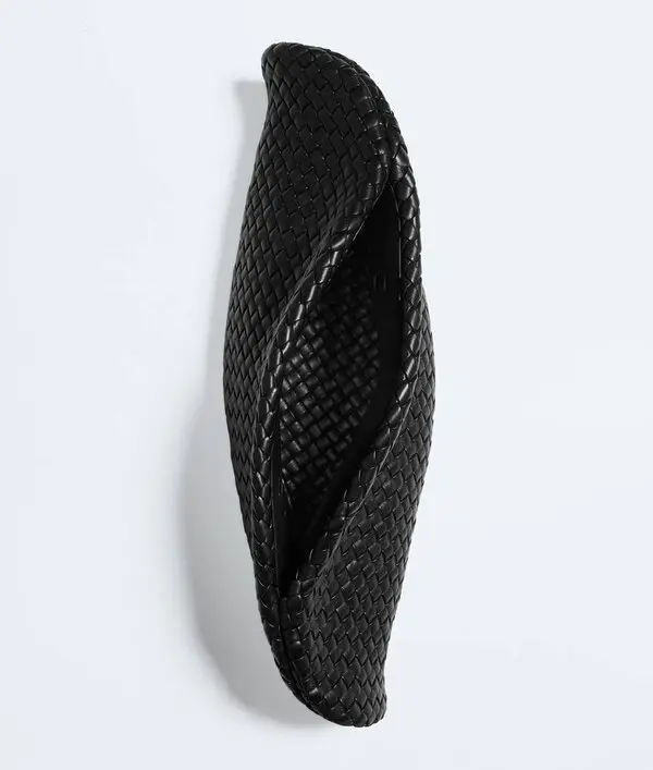 Bottega Veneta Onda Clutch Bag - Black